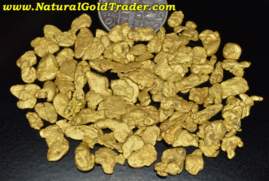 24.00 Grams (100) Natural Oregon Gold Nuggets