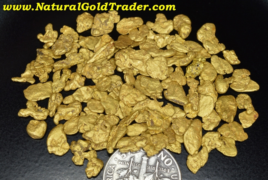 24.00 Grams (100) Natural Oregon Gold Nuggets