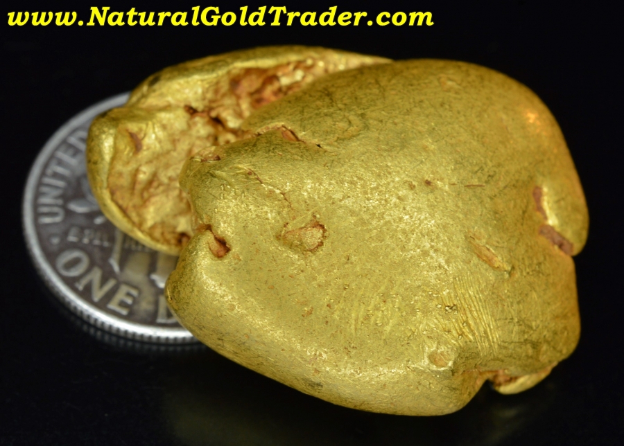 50.74 Gram El Dorado California Solid Gold Nugget