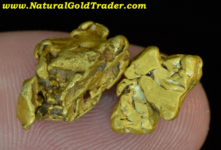 5.20 Grams (2) Baker County Oregon Gold Nuggets