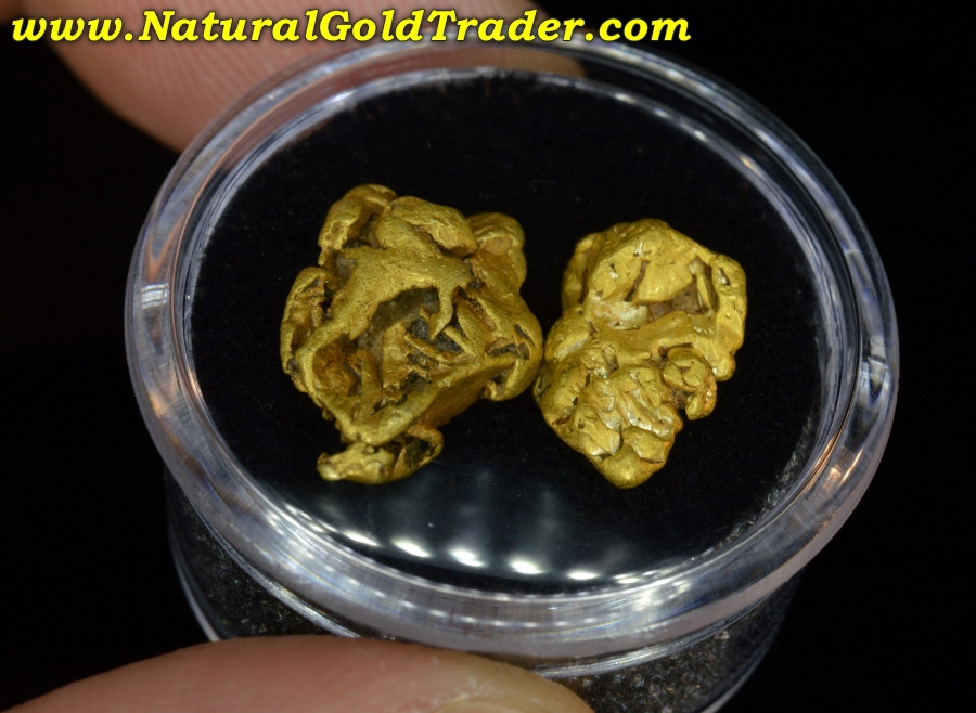5.20 Grams (2) Baker County Oregon Gold Nuggets