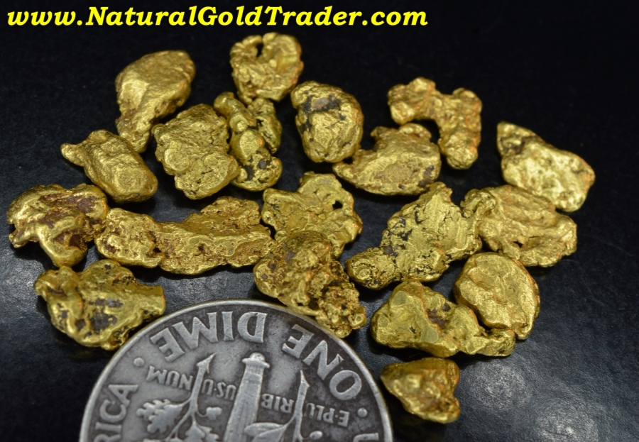 7.85 Grams (19) Alaskan Placer Gold Nuggets