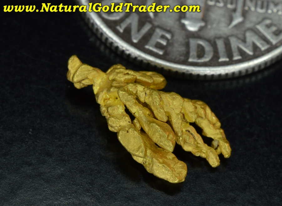 .70 Gram Montana Highly Crystallized Gold Specimen